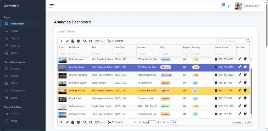 Turn AdminLTE, SB Admin, Tabler & Any Bootstrap Template Into a Working ...