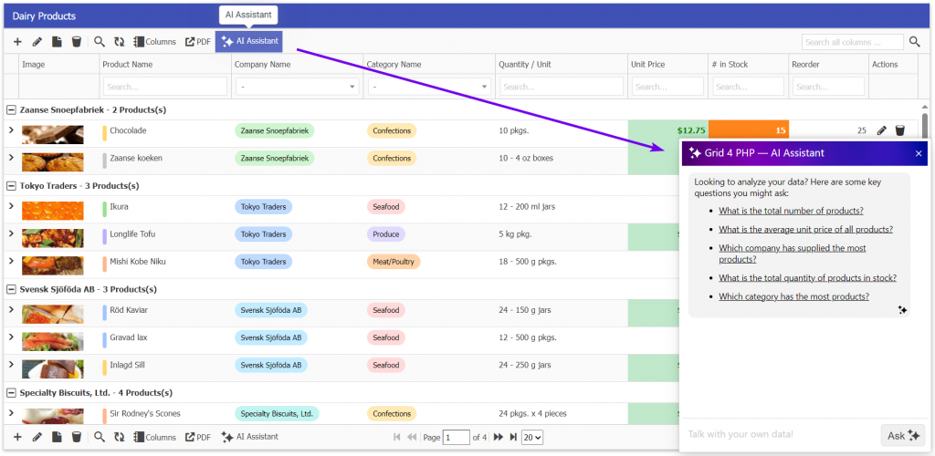 ai-assistant-ui | Grid 4 PHP Framework
