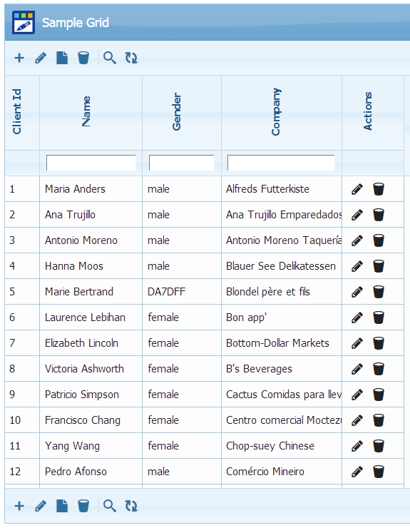 vertical-header | Grid 4 PHP Framework